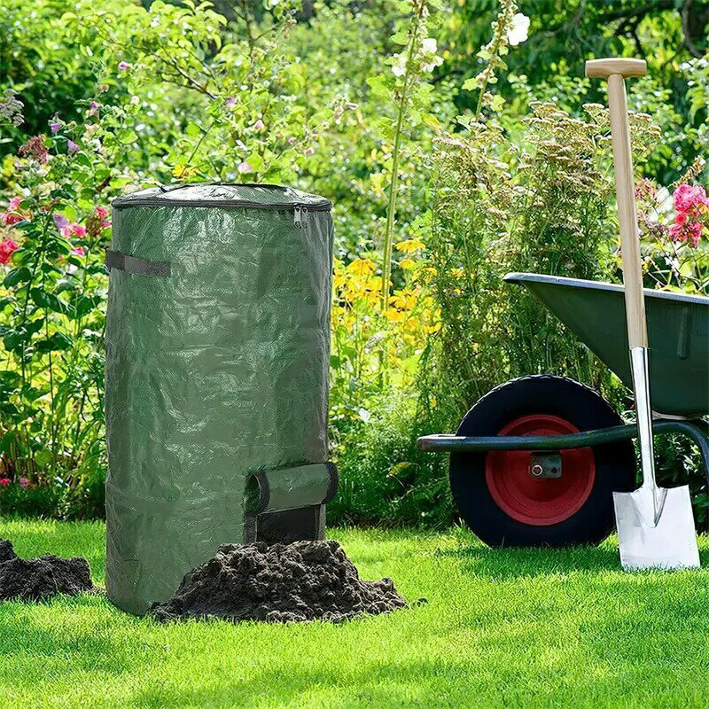 PP素材でできており、環境に優しく、防水性、耐食性、耐熱性、耐寒性、耐久性があります。ファスナーが付きて、両サイドに取っ手付きなので、移動も楽ちん。トップ口にジッパーデザインが付いていますので、ビッグサイドウィンドウから簡単に肥料を取り出し...