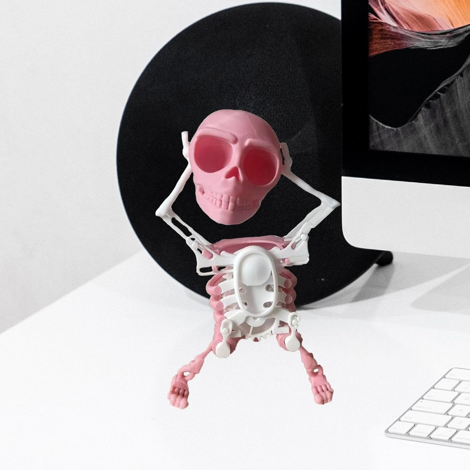 【商品コード】：y812776【カラー】ピンク ホワイト グリーン パープル素材:ポリ塩化ビニール【この商品について】【高品質】: スケルトンマンは3Dプリントデザイン、高品質、リアルな画像、完璧なディテールを採用しています。お子様に安心し...