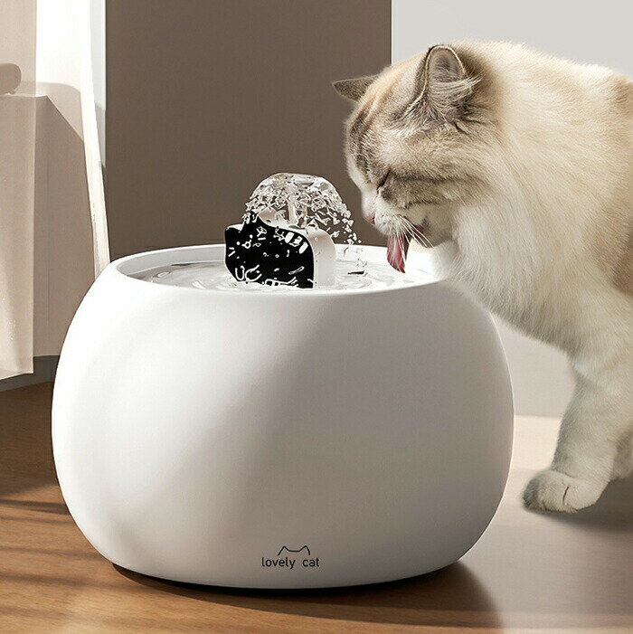 自動給水器 水飲み器 水飲み 陶器皿 給水器 水分補給 水入れ 自動水やり器 自動水やり機 みずのみ器 浄水 超静音 活性炭フィルター付 USB充電 猫用 犬用 おしゃれ ねこ ネコ いぬ 猫犬兼用 自動循環 大容量 水浄化 衛生的 省エネ...