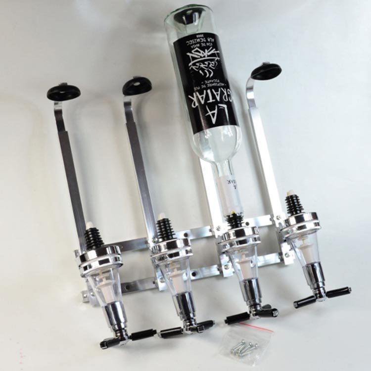 居酒屋 4bottle ワンショットメジャーラックサイズ25ml 35ml 45ml 30mlサイズについての説明サイズ：39*13*35cm素材アルミ ABS色ブラック備考サイズ詳細等の測り方はスタッフ間で統一、徹底はしておりますが、実寸...