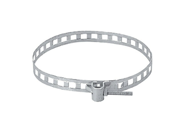 ポール用（Φ190〜350） ・幅40mm ・鋼板亜鉛メッキ ＜ 仕様 ＞ 形名：B-2M 希望小売価格：1,600 円 (税別) 品名：取付バンド 商品コード：70800002 JANコード：4974550091282 発売日：2004-...