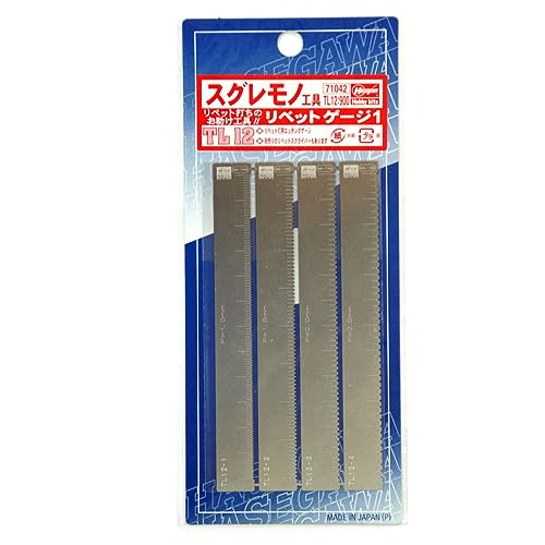 リベット打用エッチング 直-/-/TL12・パッケージ個数:1・男の子向き・(b)対象年齢 :(/b) 15歳から商品紹介 リベット打ちのガイドに使うエッチング製ゲージです。ピッチは1mm、1.5mm、2mm、2.5mmの4種類になります。...