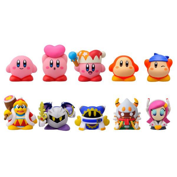 -/-/‐・パッケージ個数:1・商品サイズ：約H45〜50mm商品紹介 星のカービィの人気キャラクター達のパペットマスコット（指人形）が登場です！ 全高約40mm〜56mm程度でコレクションするにも良いサイズです。 安全警告 なし