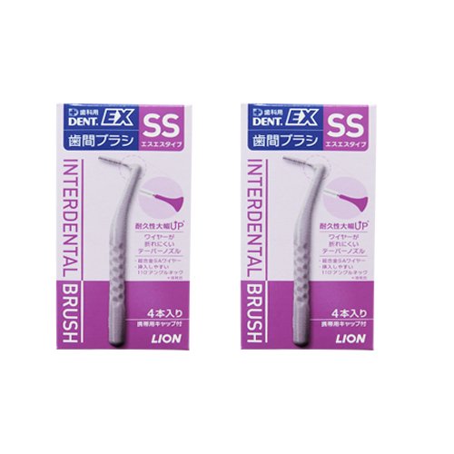 ホワイト/SSサイズ (x 8)/-・パッケージ個数:2・7種類から選べる歯間ブラシ！・折れにくい超合金SAワイヤー（特許2538533号）を採用・歯間に挿入しやすい110°アングル・挿入角度が調整しやすく持ちやすいホルダー・歯間通過経0....