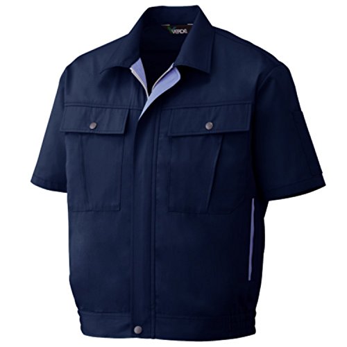 ビジネスネイビー/L/GS567・Size:LColor:ネイビー・パッケージ個数:1・[素材] ポリエステル65％、綿35％、サマーツイル（薄地）　●ファスナー/樹脂・引手金属　●ドットボタン/樹脂（前立て、胸ポケット）・[サイズ] サイ...
