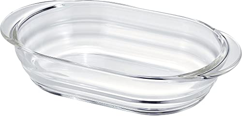 グラタン型クリア/600mL/HGZO-60-BK・Size:600mL・パッケージ個数:1・サイズ(約):幅21.3×奥行12×高さ4.5cm、満水容量600ml・本体重量(約):366g・素材・材質:耐熱ガラス・生産国:日本・食器洗い機...