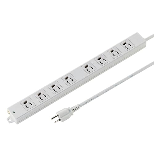 ノーマル型(3P)8個口/10m/TAP-K8-10・Size:10mStyle:ノーマル型(3P)Color:8個口・パッケージ個数:1・【定格容量】:15A・125V(合計1500Wまで)・【プラグ】:3P・【差込口】:3P抜け止め式・...