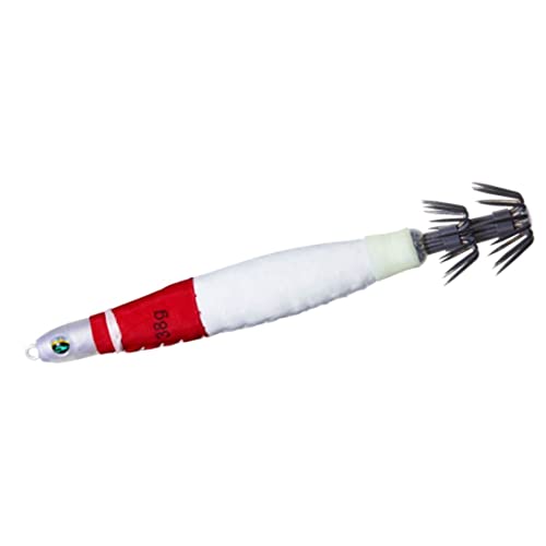 75g赤白/75g/07345041・Color:赤白Style:75g・パッケージ個数:1・カラー:赤白・サイズ:75g (20号)・センターバランスによりイカを乗せやすい水平フォールを実現。・乗りに差が付くコンパクトボディー(従来比約5...