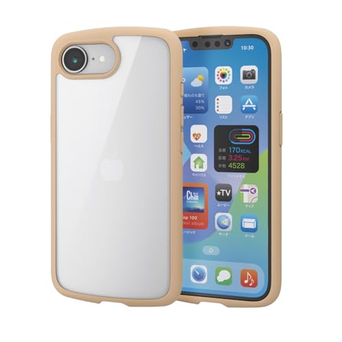 カフェオレ/-/PM-A25STSLFCBE・Color:カフェオレPatternName:1)単品・パッケージ個数:1・【対応機種】iPhone 16e・全周に配置した独自設計のエアークッションが衝撃を吸収し、背面には高硬度のポリカーボネ...