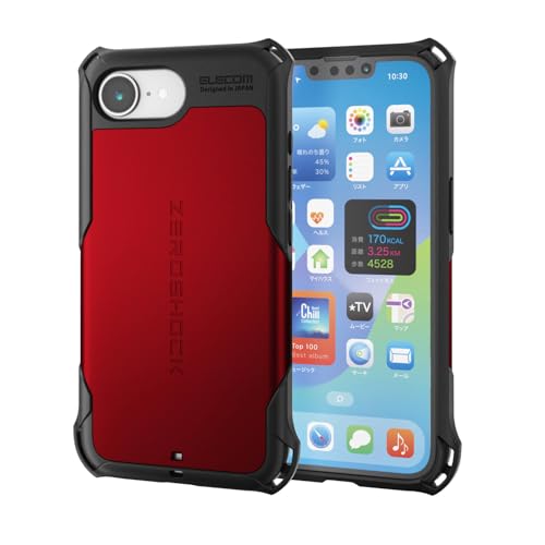 レッド/-/PM-A25SZERORD・Color:レッドPatternName:1)単品・パッケージ個数:1・【対応機種】iPhone 16e・衝撃吸収構造で端末を衝撃から守るZEROSHOCKケースです。・落下時に最も大きな衝撃が予想さ...