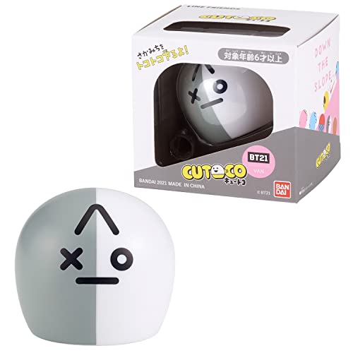 VAN-/ワンサイズ/-・Style:VAN・(C)BT21商品紹介 ころんと丸いキュートな見た目で、坂道をトコトコくだる姿がかわいいフォーマットトイシリーズ 「CUTOCO(キュートコ)」に「BT21」のVANが登場! 集めて楽しい、かざ...
