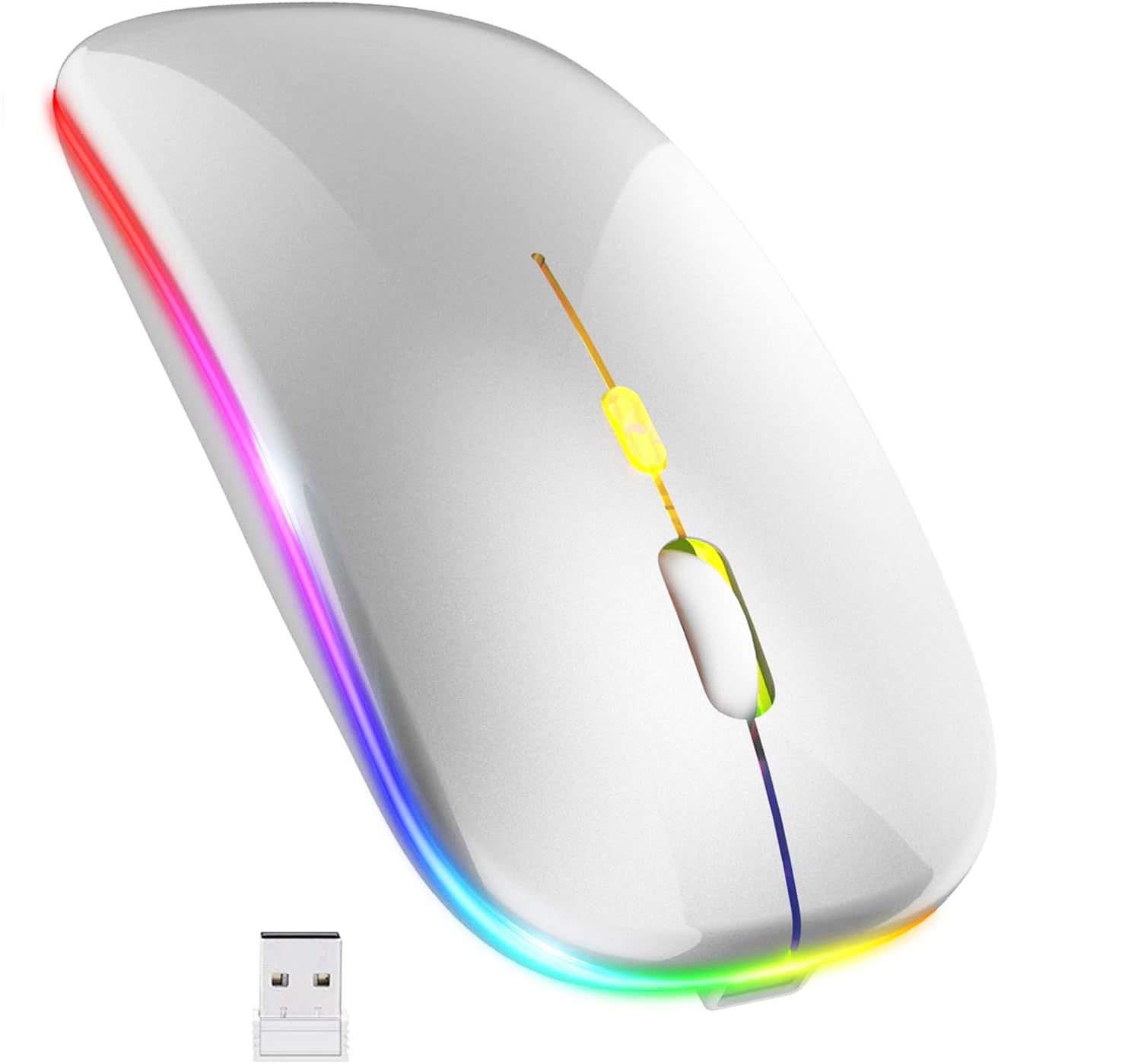 ・接続方式:2.4GHz、Bluetooth 5.2 ・DPI:3段階切替 ・充電端子:Type-C ・センサー方式:光学式 ・LED:7色ライト ・対応OS:Mac、Windows、Surface