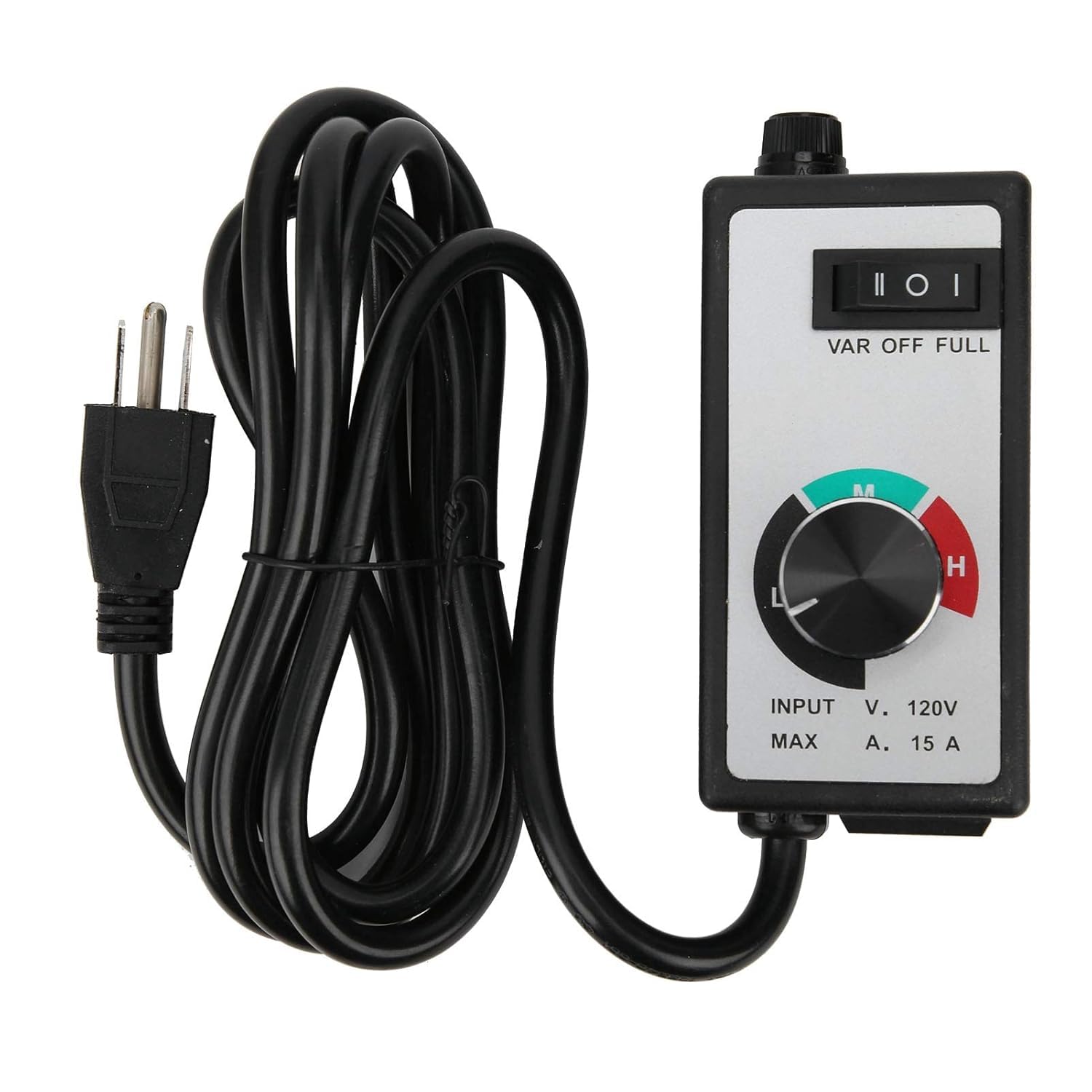 ・定格電圧:120V ・最大入力電流:15A ・最大入力電力:1500W ・電源コード長:2メートル ・材質:プラスチック