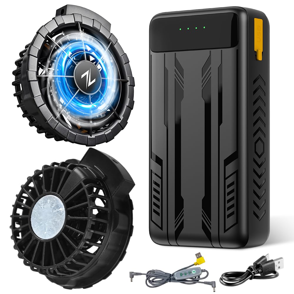 ・バッテリー容量:41400mAh ・モーター:日本製ブラシレスモーター ・ファン回転数:最大7200RPM ・冷却方式:ペルチェ素子 ・給電方式:USB給電式(Type-C急速充電対応) ・風量調節:3段階(強・中・弱) ・ファン羽根枚数...