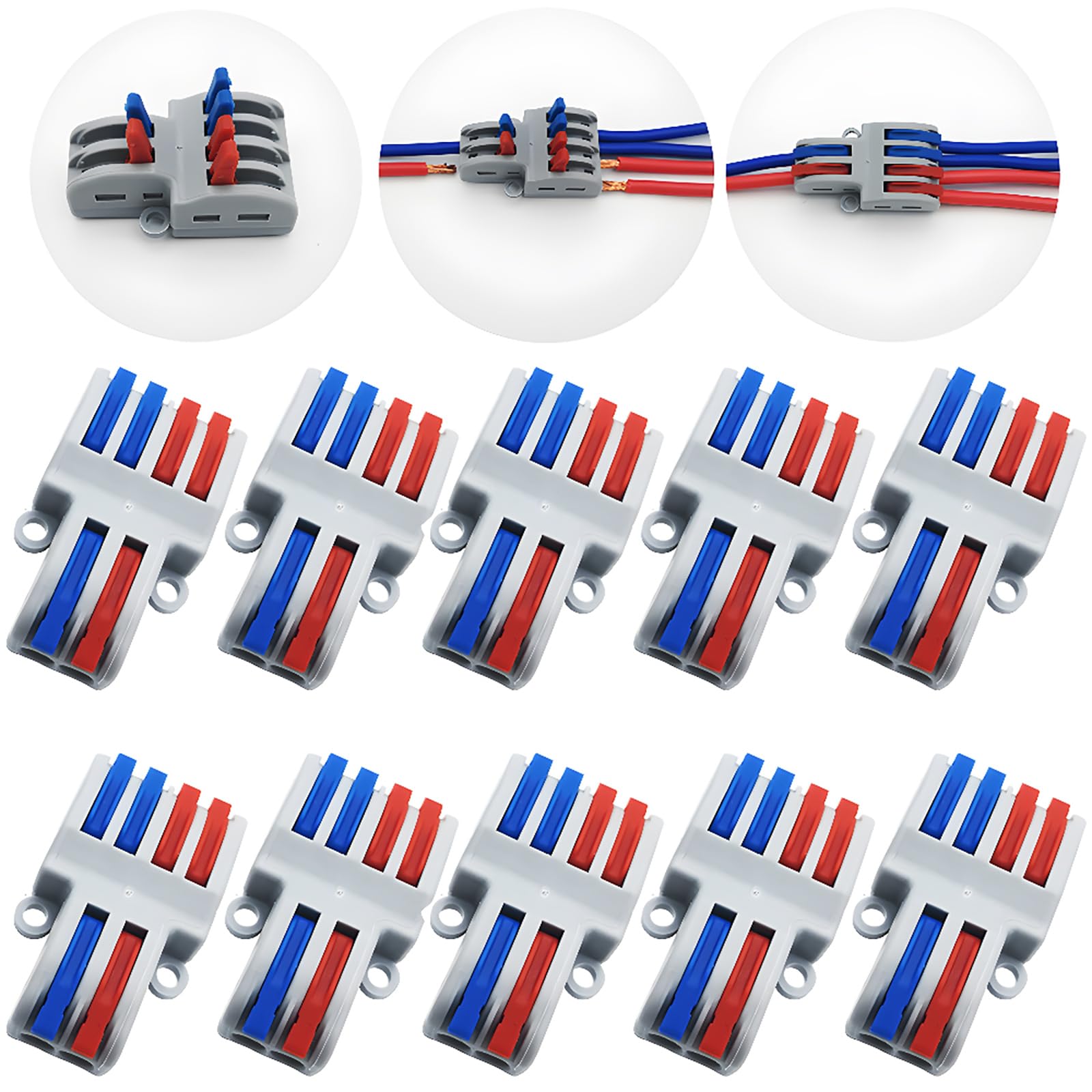 ・コネクタタイプ:2入力4出力 (SPL-42) ・導体素材:純銅(錫メッキ処理) ・対応ワイヤ範囲(単線):0.084mm / 28-12AWG ・対応ワイヤ範囲(フレキシブルワイヤ):0.082.5mm / 28-14AWG ・定格電圧...