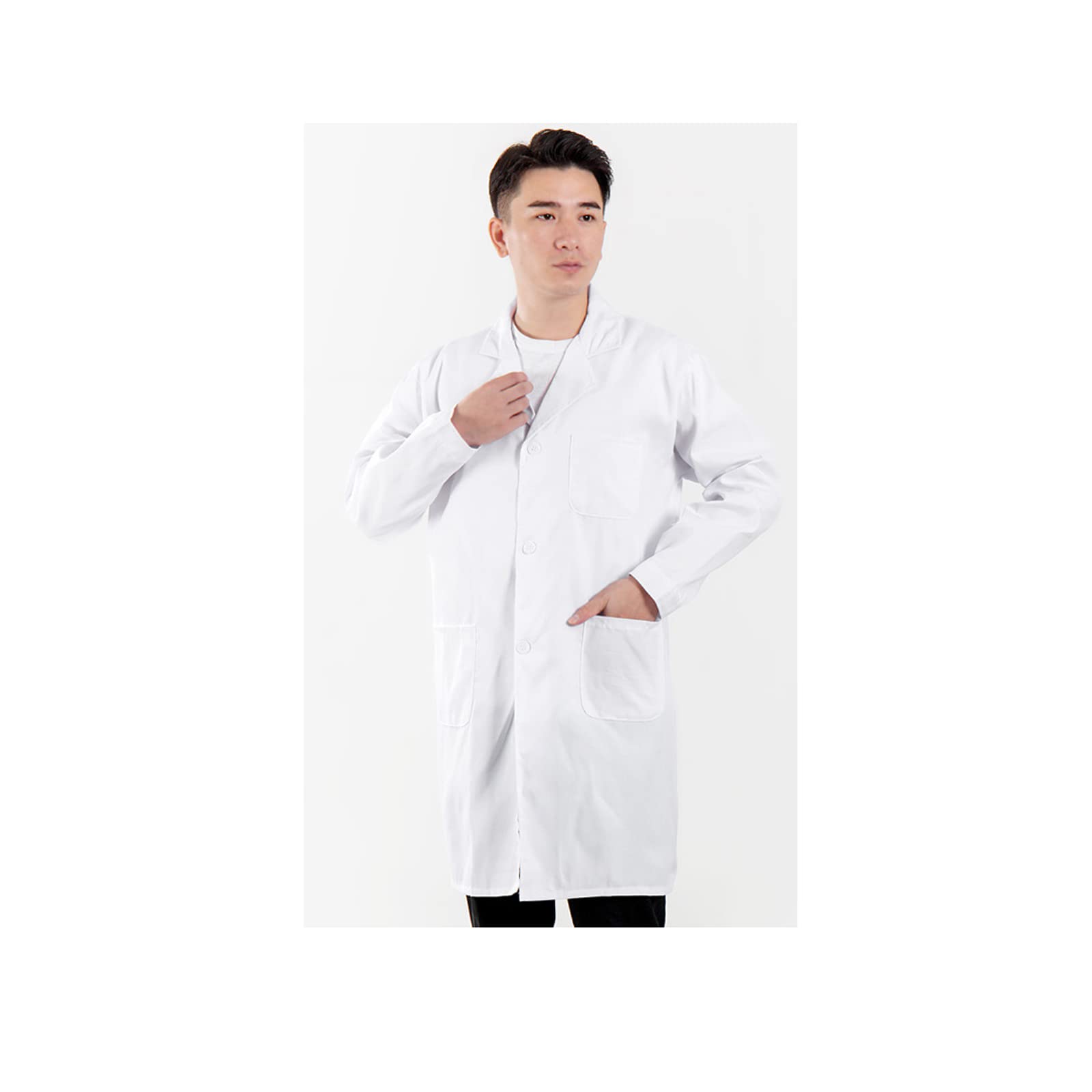 ・サイズ:S(155-160cm)、XL(173-176cm) ・仕様:長袖、ボタン式袖口 ・素材:ポリエステル、コットン ・機能:シワになりにくい、軽量、繊維上の細菌の増殖を抑制 ・ポケット:左右と胸(大容量) ・洗濯:洗濯機可(最高水温...