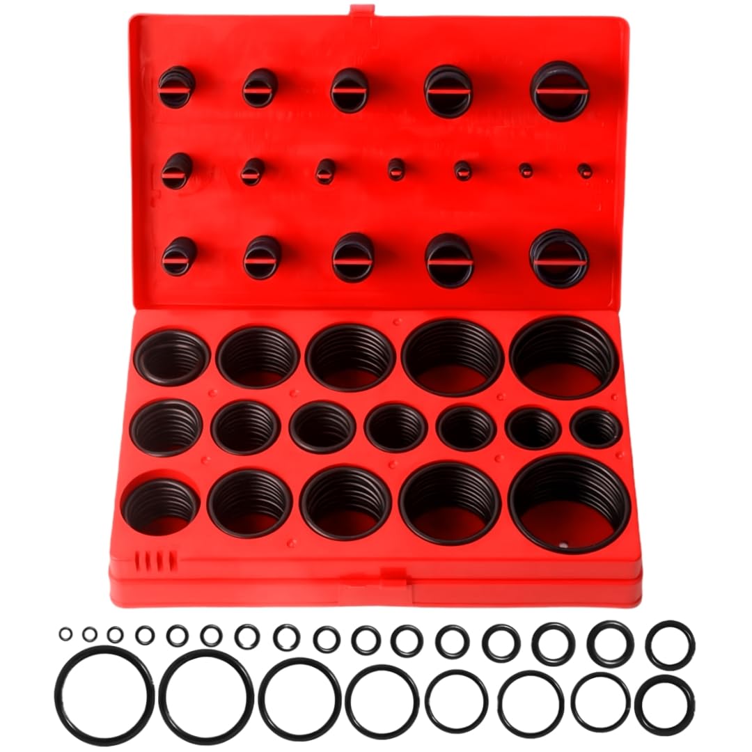 ・種類数:32種類 ・入数:419個 ・耐熱温度:-30~120℃ ・内径:3~50mm ・線径:1.5~3.5mm