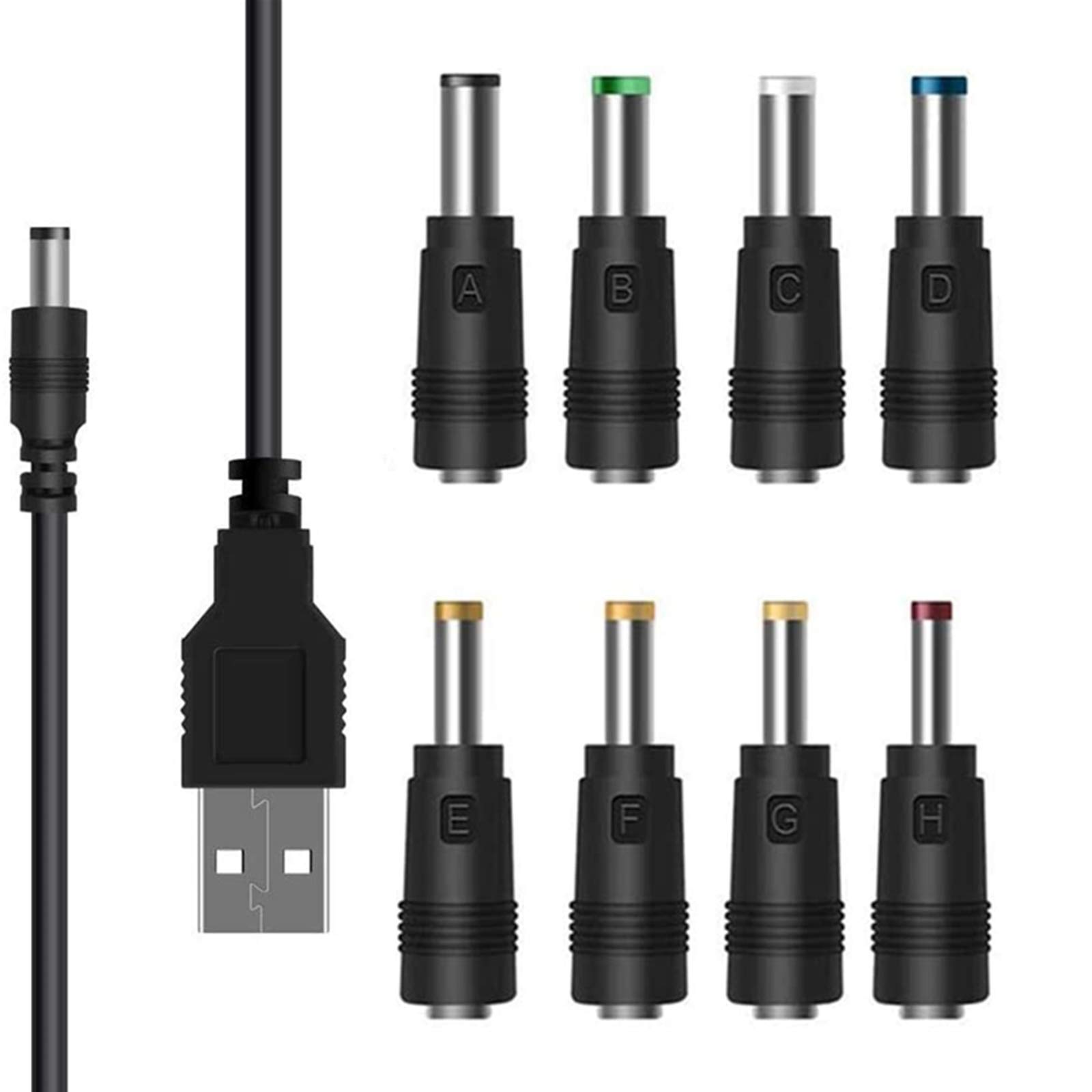 ・ケーブル長:1m ・対応電圧:5V-12V(昇圧機能付き) ・プラグサイズ:5.5×2.5mm / 5.5×2.1mm ・プラグ形状:L型