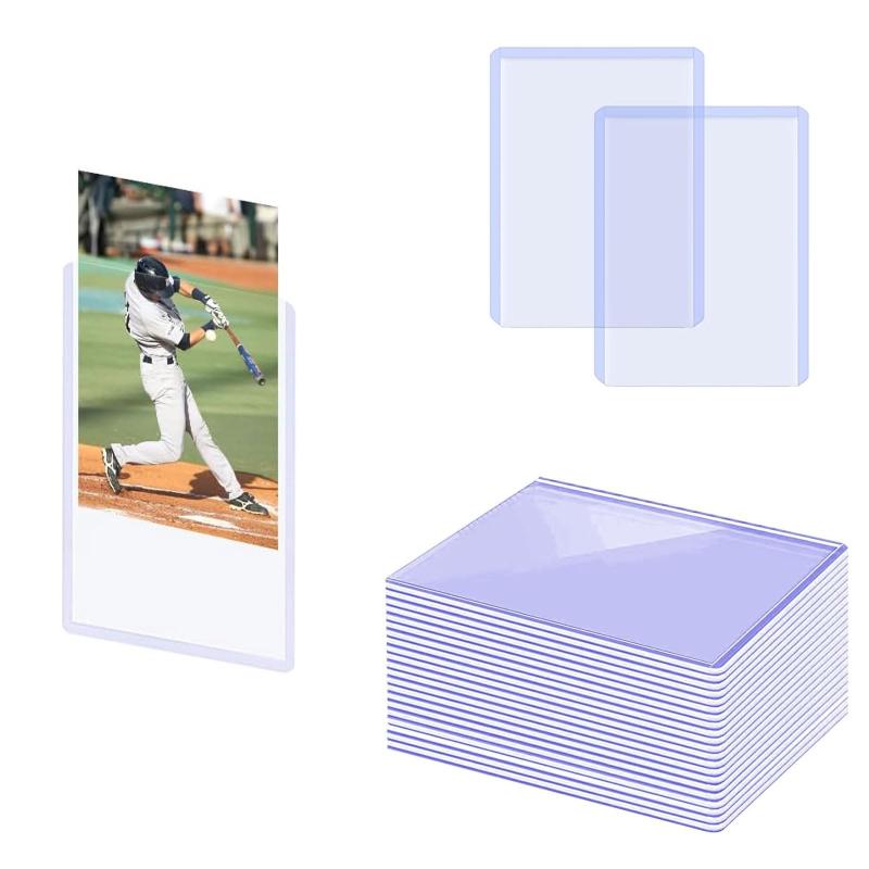 FUYUERO 硬質カードケース トップローダー カードケース 硬質ケース クリアカードケース カードローダー カードホルダー キズ防止 収納 保管 PVC素材 両面透明 カードホルダー トレカ用【30枚【硬質カードケース】:カードケースサ...