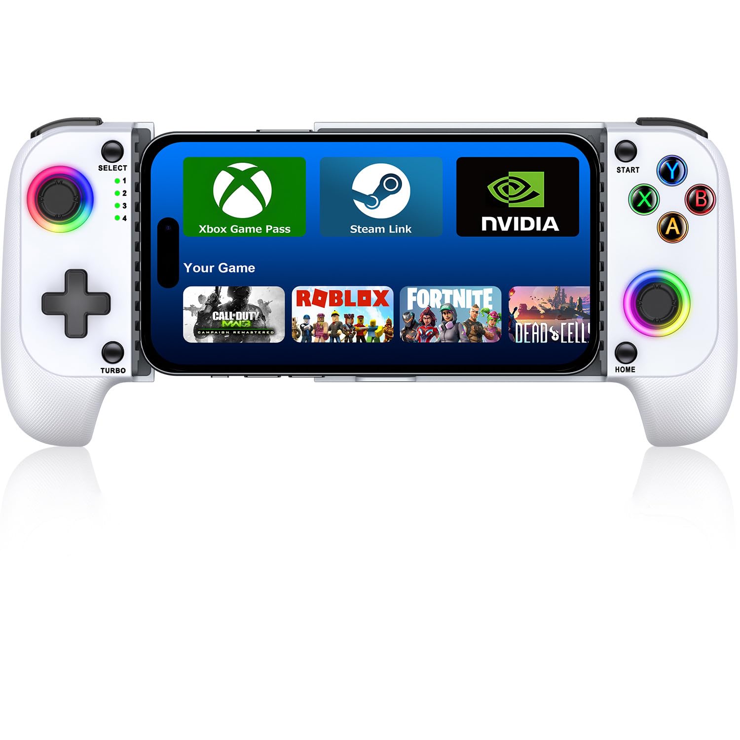 ・対応OS:iOS / Android ・接続方式:Bluetooth ・LEDモード:レインボー、6つの単色LEDモード ・ジョイスティック:ホール効果ジョイスティック ・ターボ機能:5/12/20ショット/秒 ・振動機能:デュアル振動モ...