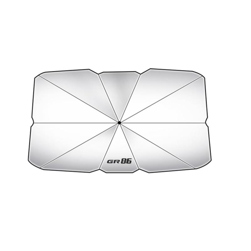 専用 車用 サンシェード 傘 対応 車 フロンドガラス用 日除け傘 自由に曲がるハンドル 適用 カーサンシェード 高遮光性 断熱 折りたたみ式 UVカット ダッシュボード保護 カーアクセサリー【ロゴ付き・ご愛車に魅力を加える】この車用サンシ...