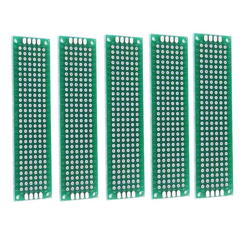 Elec4U セット両面スズメッキ ユニバーサルプロトタイピングボード， はんだ付け可能 ユニバーサルプリント 回路基板，ブレッドボード, プロジェクトサーキット