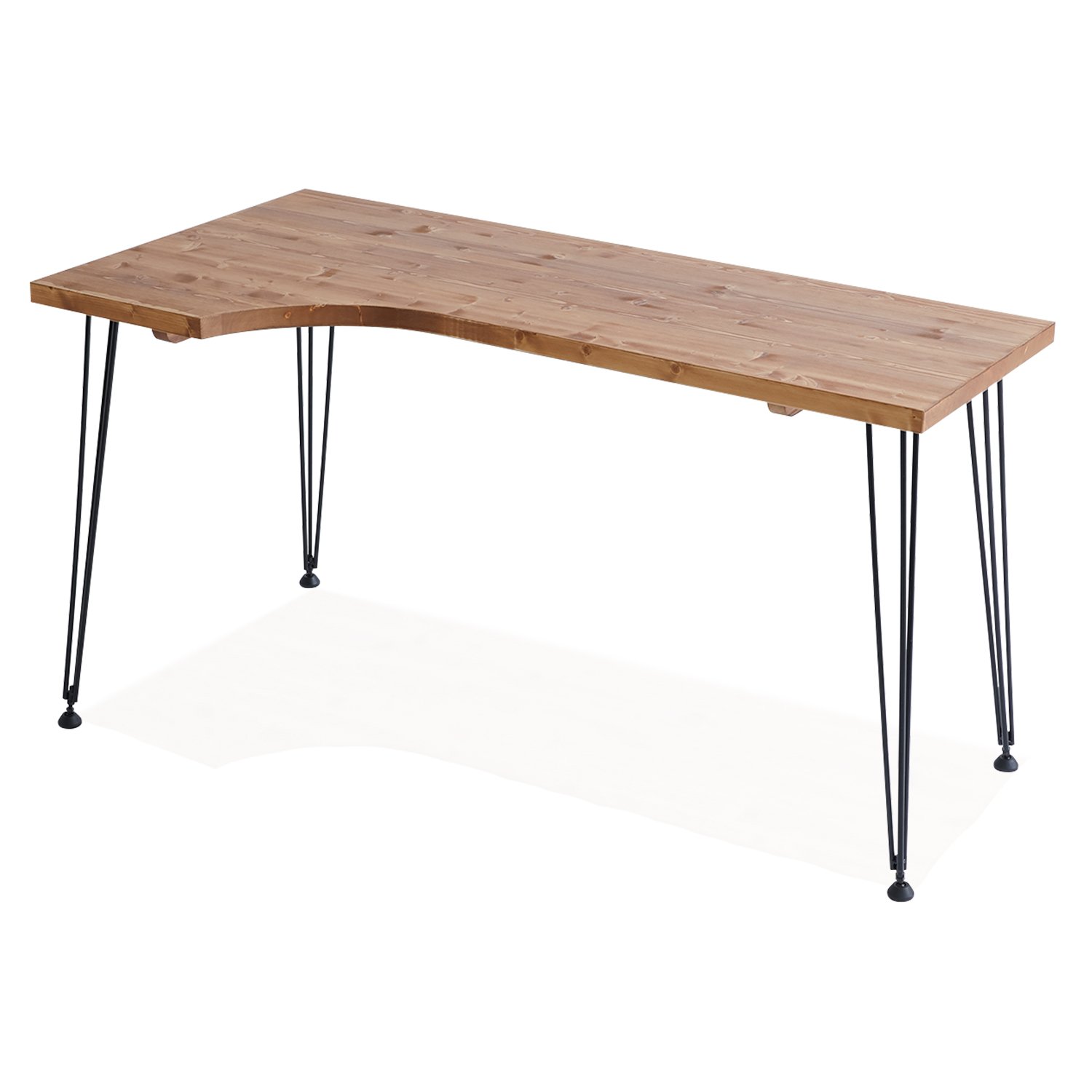 ・サイズ:幅140×奥行70×高さ75cm ・素材:天板 天然木(パイン材)、脚 金属(スチール) ・重量:約19kg ・耐荷重:約25kg ・梱包サイズ:幅147×奥行76×高さ12cm ・梱包重量:約22.3kg ・商品コード:f803...