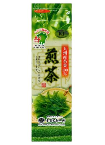 商品の特徴 ・九州産煎茶100％使用 ・コーシャ認証取得 ・チャック付 ・内容量：600g