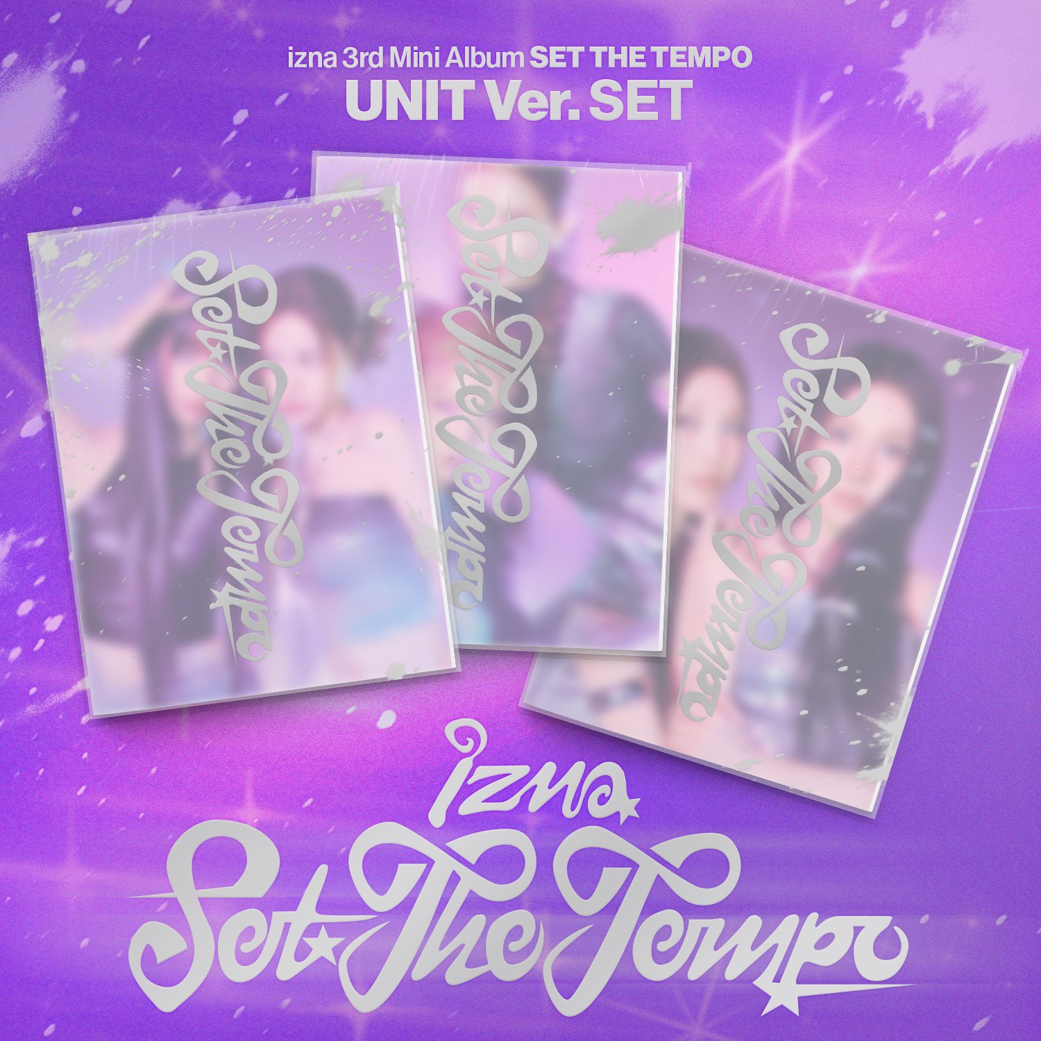 【予約商品】 izna [SET THE TEMPO] UNIT Ver. 　アルバム3種セット ※商品の特性上、お客様のご都合によるキャンセル・返品・交換は承っておりません。 ※輸入商品のため汚れ・擦れ・多少の破れなどがある場合がございま...