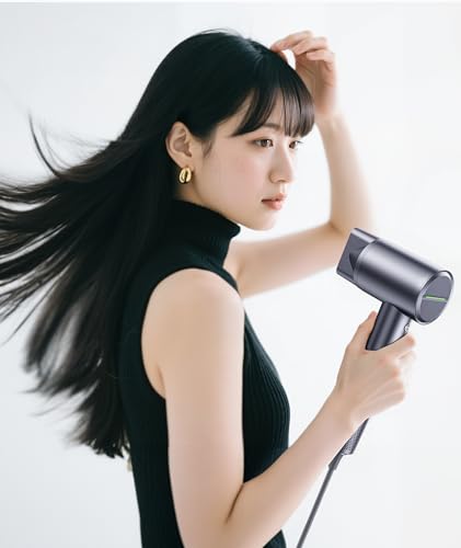 ダークグレー/Small/cfh-wrm-zz-01・Color:ダークグレー・【驚異の速乾性＆恒温ケア】忙しい朝の時短革命独自開発の特殊温風乾燥技術が、新次元のドライ体験をお届けします。1300W超高速モーターと最適化された気流設計により...