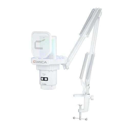 ホワイト/有線（白）/UNI (A) - W・Size:有線（白）・パッケージ個数:1・【48kHz/24bitプロ音質&ノイズキャンセル】このUSBコンデンサーマイクは、48kHz/24bitの高品質なオーディオを提供する単一指向性のコン...