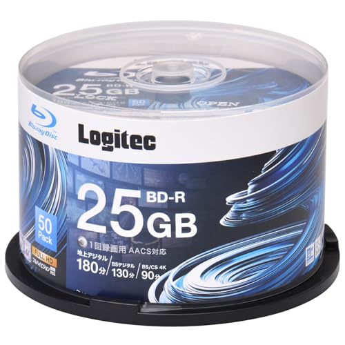 BD-R-/-/LM-BR25VWS50W・Style:BD-R・パッケージ個数:1・【テレビ番組録画に対応】スピンドルケースに50枚入ったAACS対応BD-R（1回記録用）です。容量25GB、地上デジタルで180分、書き込み速度は6倍速で...