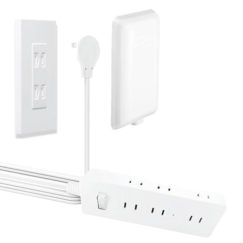 ホワイト/-/-・「コンセントカバー付き」：コンセントプラグはカバーが付いています。プラグピンを含まないカバーサイズは約150×10×15です。ご注意：カバーの深さは約10ですから、壁コンセントと本製品のサイズが異なる場合は、本製品を挿入す...