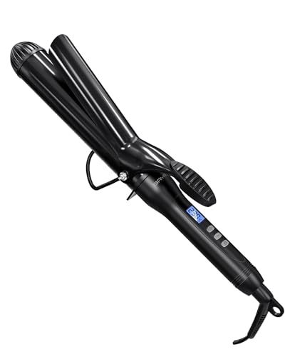 ブラック/38mm/-・【25段階の温度調節＆MAX220℃＆全髪質対応】BAYATAコテ38mmは髪質に合わせて100℃〜220℃まで5℃毎の25段階で温度設定が可能です。軟毛・細毛・ダメージ毛・硬毛・太毛まで幅広く対応できます。スタンド...