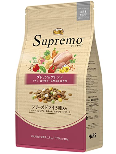 1) 高品質なチキン/2) 1.5kg(おすすめ)/NS303・Size:2) 1.5kg(おすすめ)PatternName:1) 高品質なチキン・パッケージ個数:1・シュプレモは、厳選自然素材のホリスティック・ブレンドで設計された一つ上を...