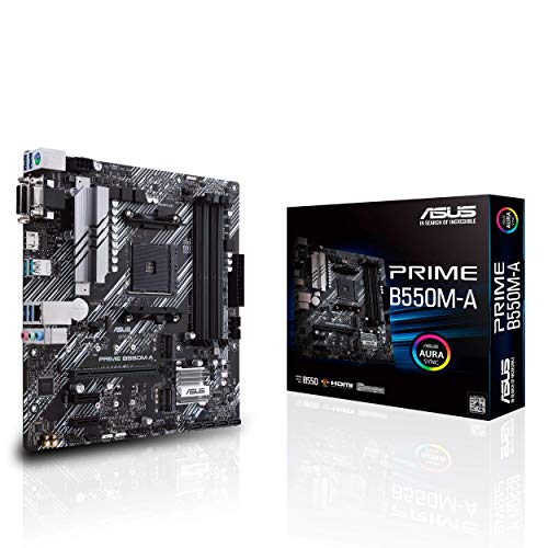 -/-/PRIME B550M-A・PatternName:単品・パッケージ個数:1・【チップセット/ソケット/規格】AMD B550 / AM4 Socket/ MicroATX 【 OS 】 Windows 10 64-bit・【CPU...