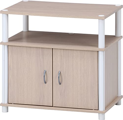 レトロホワイトウォッシュ/幅60×奥行39.5×高さ58cm/97528・Color:ホワイトウォッシュ・パッケージ個数:1・見た目も配線もスッキリ ハイタイプのテレビ台・サイズ:幅60×奥行39.5×高さ58cm・素材・材質:プリント紙化...