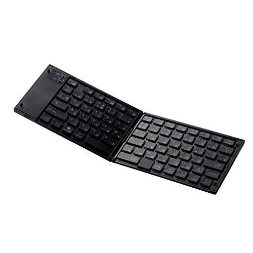 ポインティングデバイス付ブラック/-/TK-FLP01PBK・Style:ポインティングデバイス付PatternName:単品・パッケージ個数:1・ポケットにも収まるコンパクト設計で、持ち運びに便利な折りたたみタイプのワイヤレスBlueto...