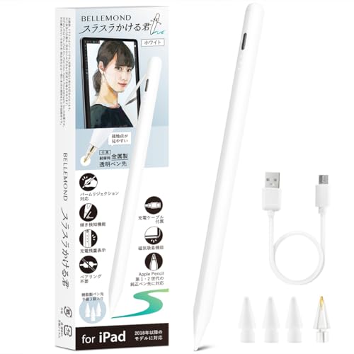 新タイプ#1 ホワイト/Medium/Smart Stylus Pro・Color:#1 ホワイトStyle:新タイプ・???【iPad専用です】：その他タブレット、スマートフォンには対応しておりません。???【スラスラかける君 セット内容...