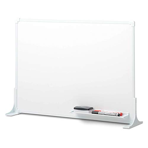 カジュアルホワイト/横61 cm x 高さ46 cm/PWD・Size:横61 cm x 高さ46 cm・パッケージ個数:1・壁掛け不要の卓上ホワイトボード。スタンド着脱式で板面を縦、横どちらの向きにも使用できます。・セット内容:本体（両面...