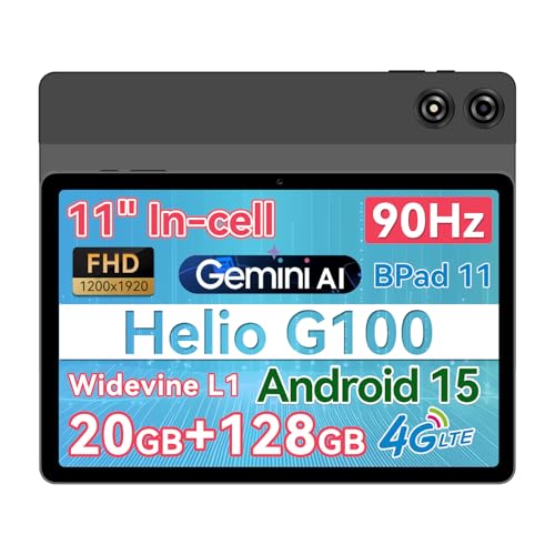 グレー/20GB+128GB/Bpad 11・Size:20GB+128GB・パッケージ個数:1・??【MTK Helio G100搭載でタブレット性能が劇的進化】最新6nmプロセス技術を採用したHelio G100プロセッサーが、アプリ起...