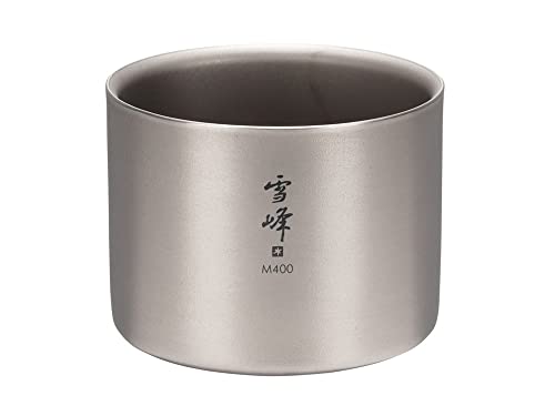 400マルチ/M/TW-126・Size:MStyle:400・パッケージ個数:1・材質：チタニウム・サイズ：径96×74mm・容量：400ml・重量：91g商品紹介 湯呑のようなチタン製のマグカップ。 二重構造のチタン製マグ。「雪峰」のロ...