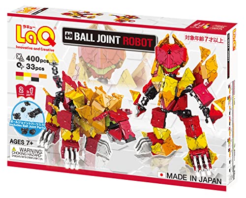 レッド/-/L008015・ボールジョイントを使ってロボットが作れるキットです。・人型の「BJロボット」とライオンのようなフォルムの「BJロボット(ライオンモード)」に組み替えられます。・完成したモデルはボールジョイントによって可動し、自由...