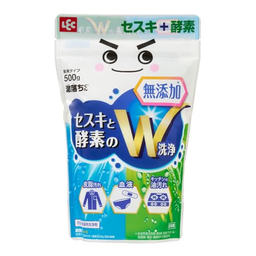 セスキ+酵素ホワイト/500g/4573177600060・Size:500gStyle:セスキ+酵素・パッケージ個数:1・セスキと酵素のW洗浄で血液や皮脂などのタンパク質汚れ、油などの酸性汚れを落とします。・酵素が汚れを分解し、セスキで浮...