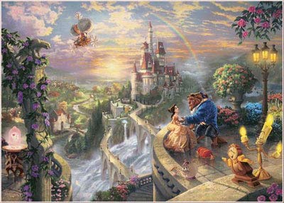 2000ピース・ D-2000-624・・Style:2000ピース・(C)Disney.Beauty and the Beast Falling in Love (C)2010 Thomas Kinkade・種類:単品・商品モデル番号:D...