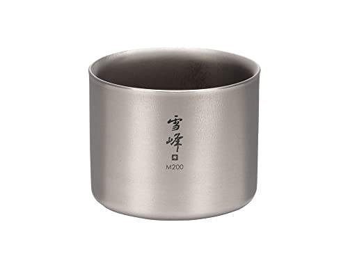 200マルチ/M/TW-128・Size:MStyle:200・パッケージ個数:1・特徴:保冷、保温・材質:チタニウムマグ・容量:200ml・重量:57g・優れたスタッキング性商品紹介 湯呑のようなチタン製のマグカップ。 二重構造のチタン製...