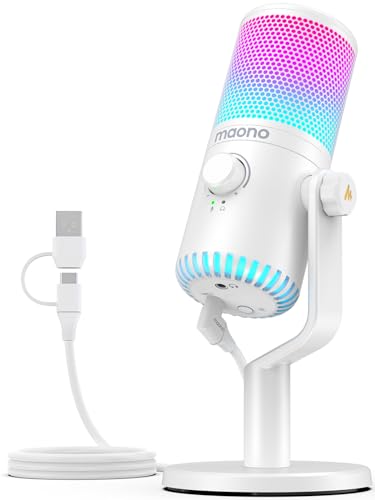 DM30 RGBDM30 RGB white/-/DM30 RGB・Color:DM30 RGB white・パッケージ個数:1・【専用ソフトウェア【MAONO LINK】】DM30 RGBシリーズUSBコンデンサーマイクはWindowsと...
