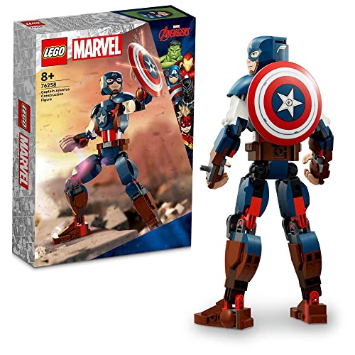 キャプテン・アメリカ フィギュアマルチカラー/Standard/76258・パッケージ個数:1・「キャプテン・アメリカ」のアクションフィギュア ? スリル満点の冒険に彩られた創造の世界が広がります。・スーパーソルジャー ? フィギュアは肩・...