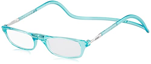 老眼鏡ターコイズ/+1.00-(FREEサイズ)/Clic Readers・Size:+1.00-(FREEサイズ)Color:ターコイズ・パッケージ個数:1・[フレーム横幅]:140mm^[奥行き]:200mm(約20mm調節可能)^[レ...