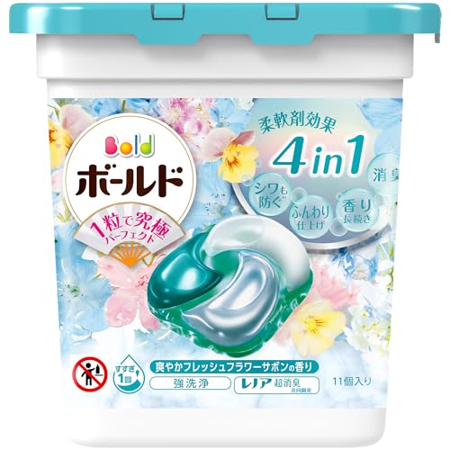 -/11個 (x 1)/-・PatternName:旧)本体 11個・パッケージ個数:1・新しい洗濯洗剤のボールドジェルボールは30回洗っても新品級の肌ざわり・ボールドジェルボールは4つの柔軟剤成分が1粒に配合・爽やかフレッシュフラワーサボ...